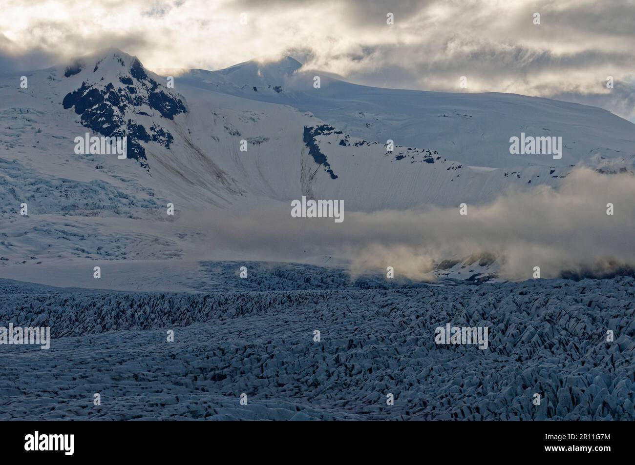 Svinafell glacier, Svinafell, Skaftafell National Park, Vatnajokull ...