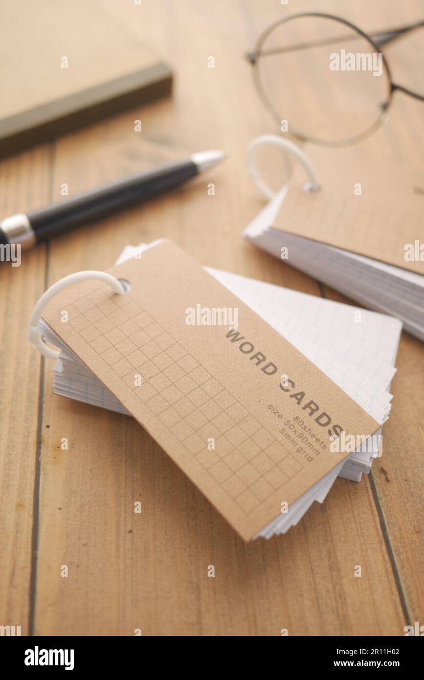 Little word cards hi-res stock photography and images - Alamy