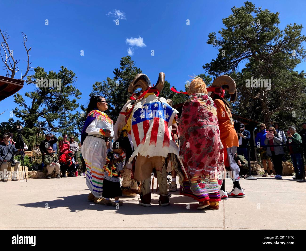 The Guardians of the Grand Canyon, a Havasupai traditional dance group ...