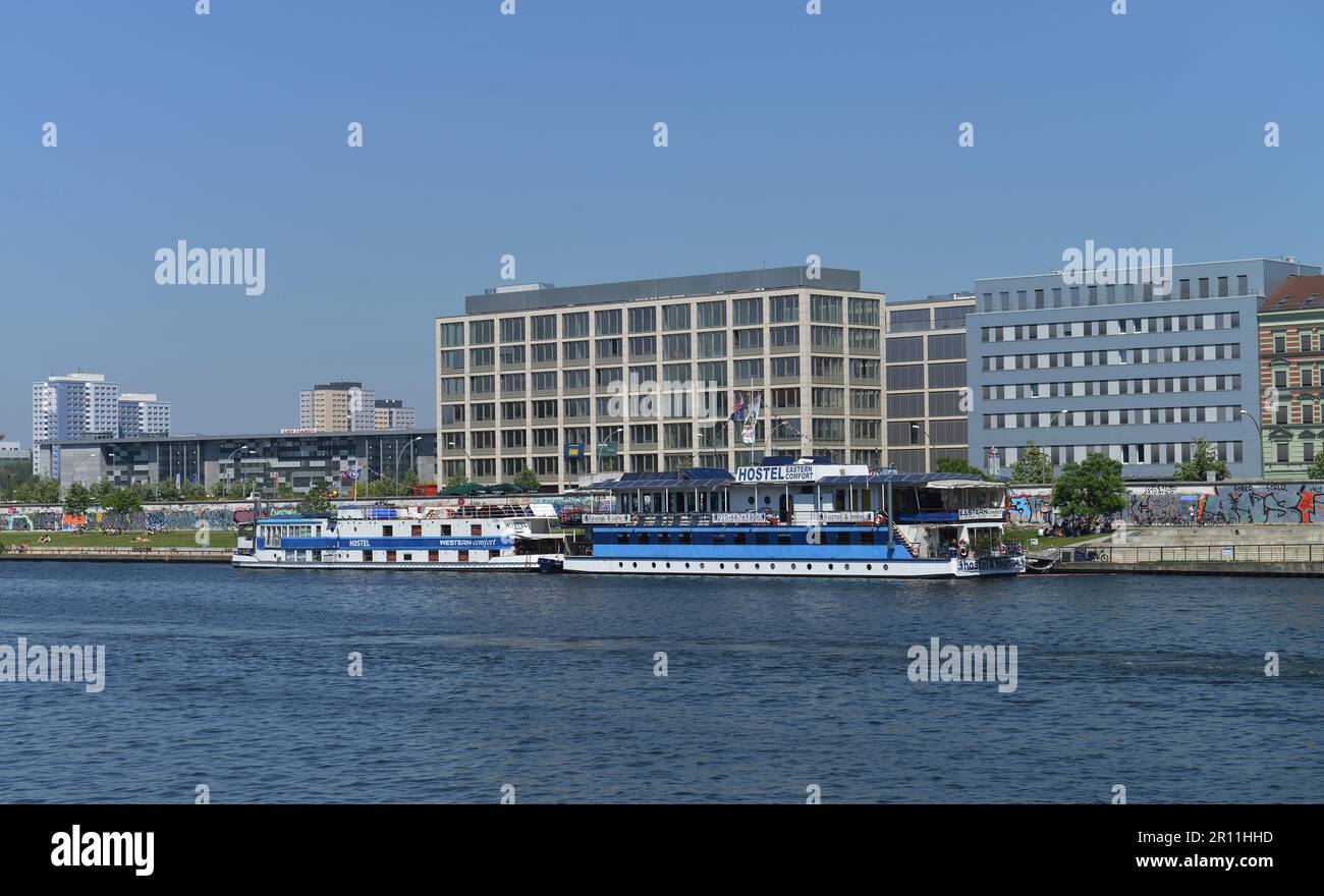 Water Hostels, Friedrichshain, Berlin, Germany Stock Photo - Alamy