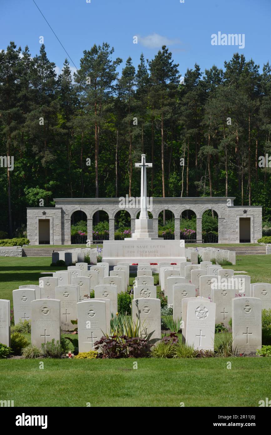 British Military Cemetery, Heerstrasse, Charlottenburg, Berlin, Germany ...