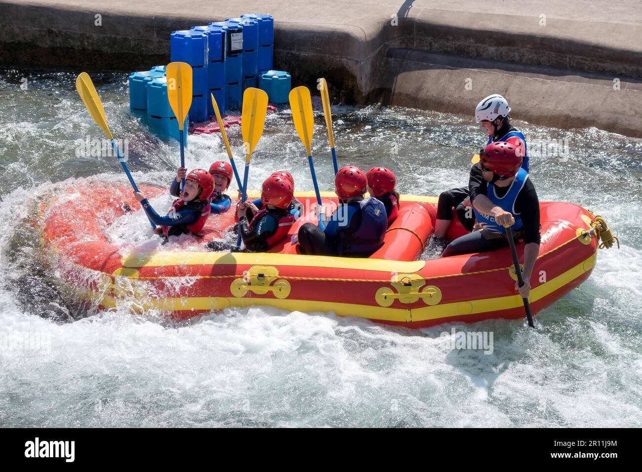 Water Sports at the Cardiff International White Water Centre Stock ...