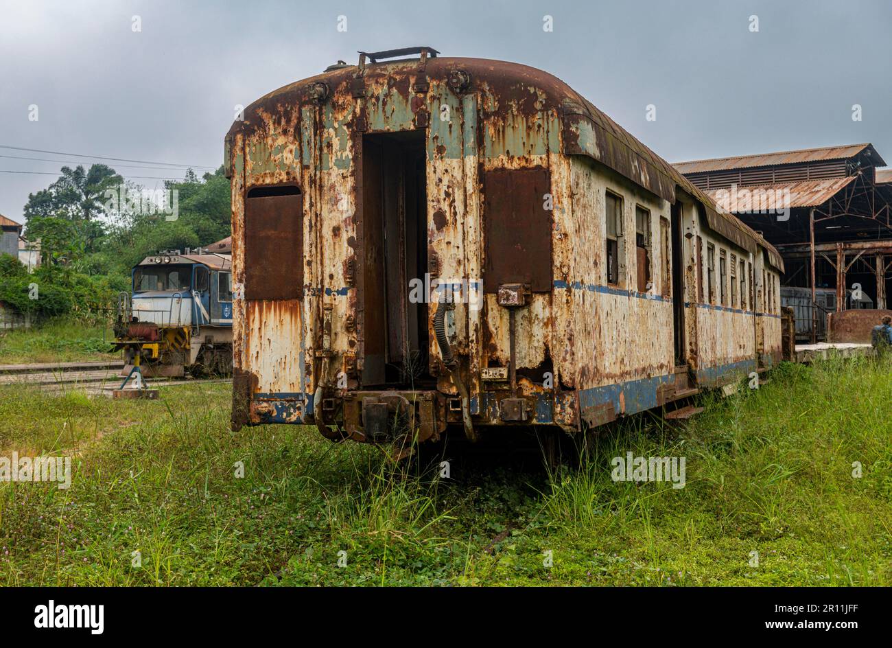 Old railway waggon station hi-res stock photography and images - Alamy