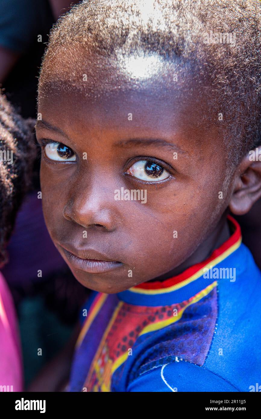 Young boy, Yaka tribe, Mbandane, Congo Stock Photo - Alamy
