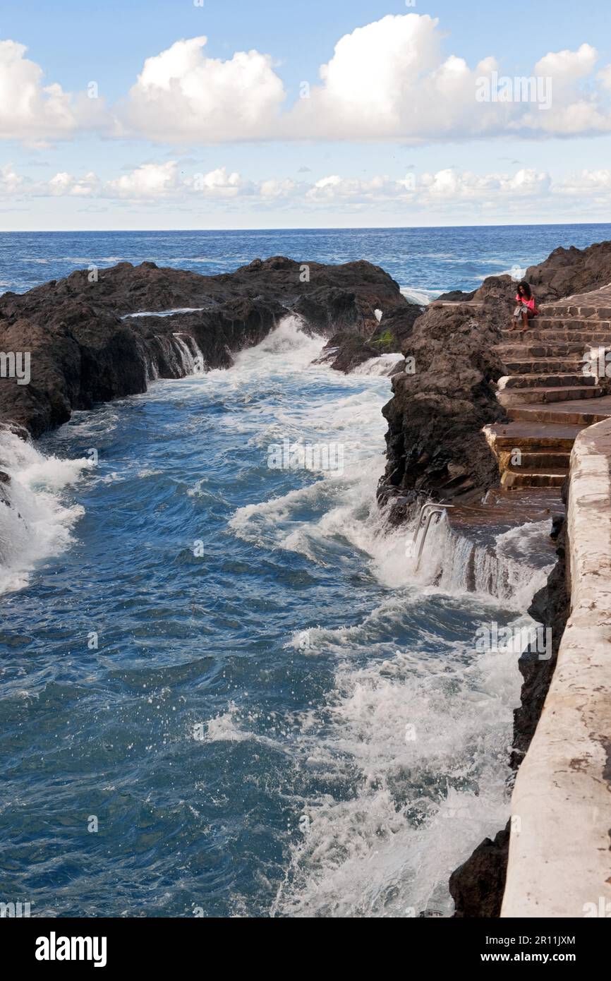 Garachico Natural Swimming Pools El Caleton, Tenerife, Spain, Canary ...