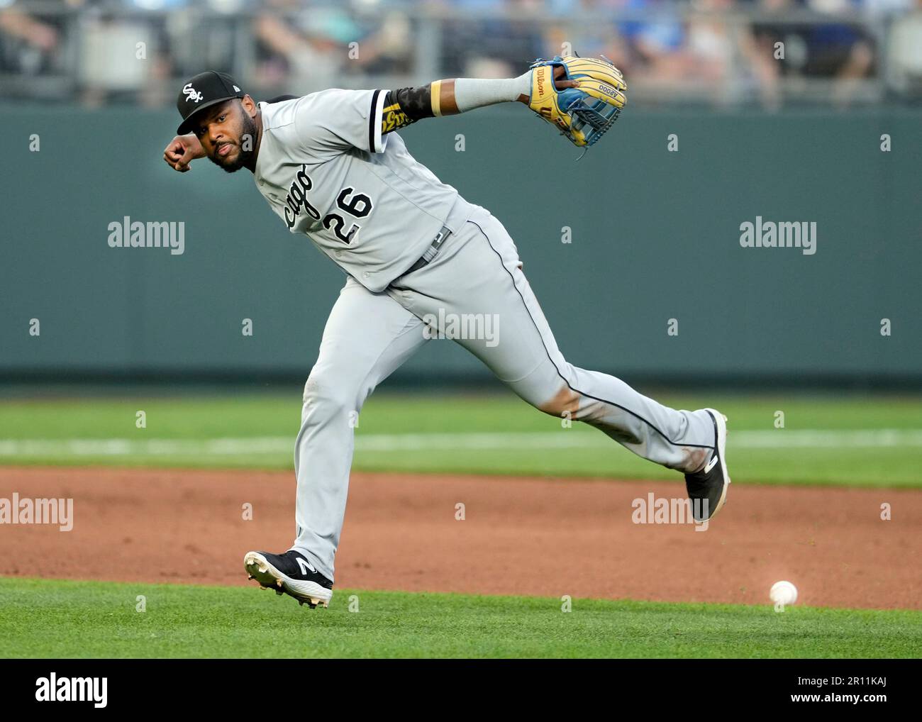 MAY 10, 2023: Chicago White Sox third baseman Hanser Alberto (26) comes ...