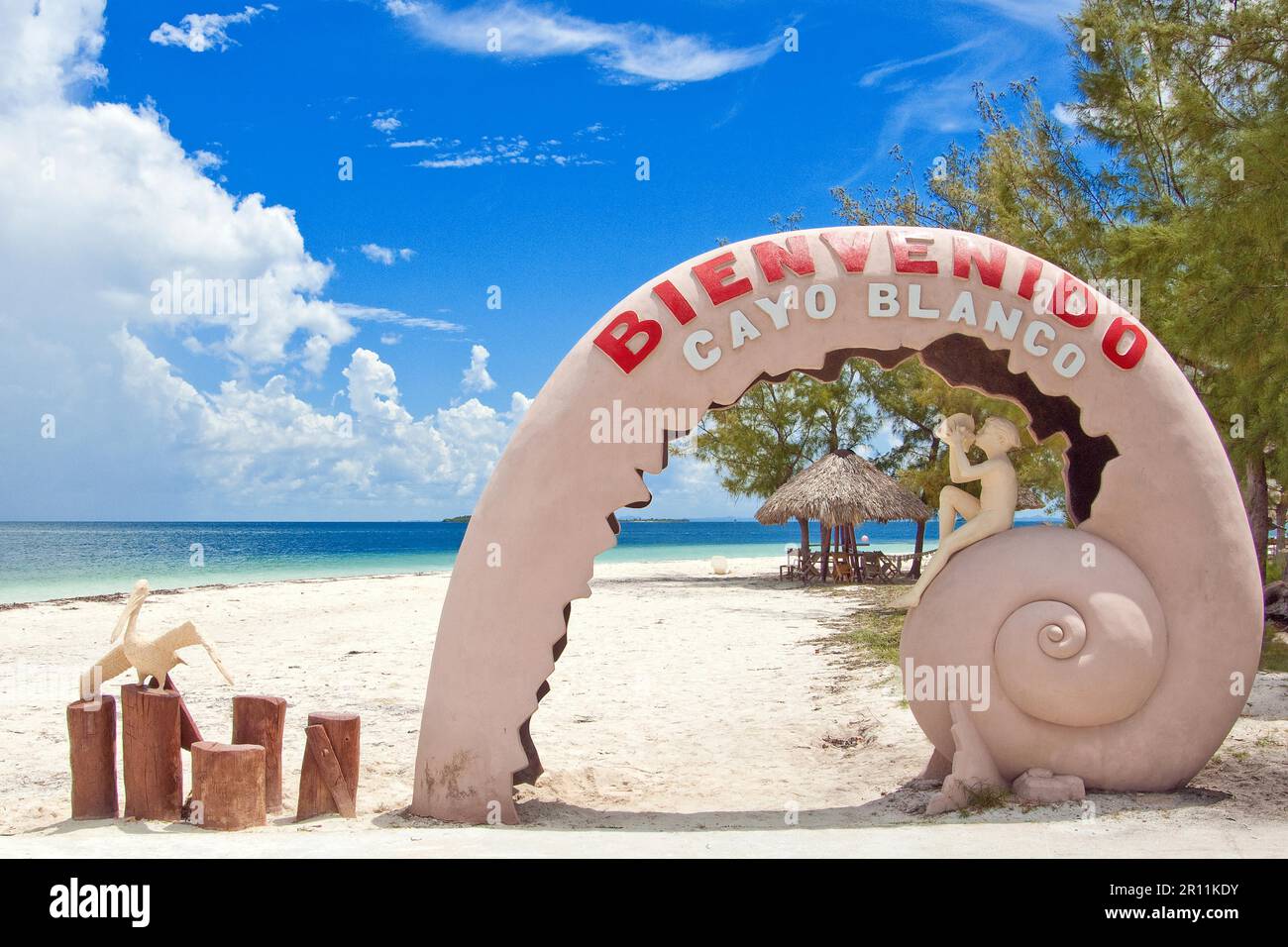 Cayo Blanco, Beach Entrance, Cuba, Caribbean, America Stock Photo - Alamy