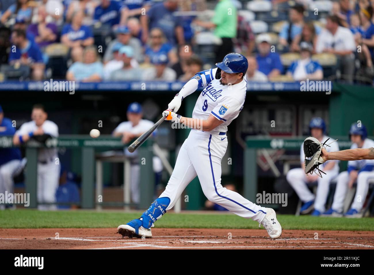 MAY 10, 2023: Kansas City Royals first baseman Vinnie Pasquantino (9 ...