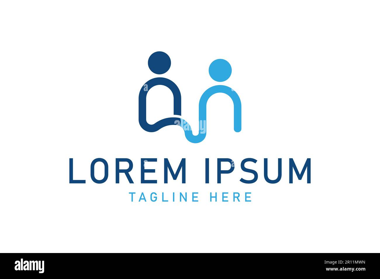 People logo. Suitable for teamwork, business, family logo. simple ...