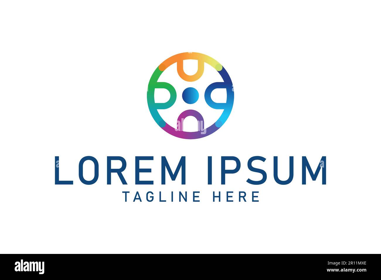 People logo. Suitable for teamwork, business, family logo. simple ...