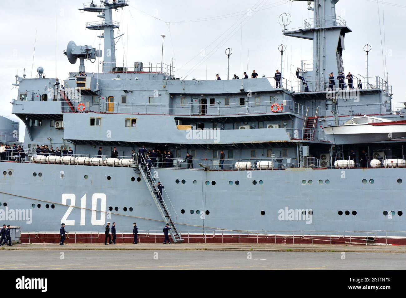 Russia training vessel 210, lead ship of Smolnyy-class (project 887) to ...