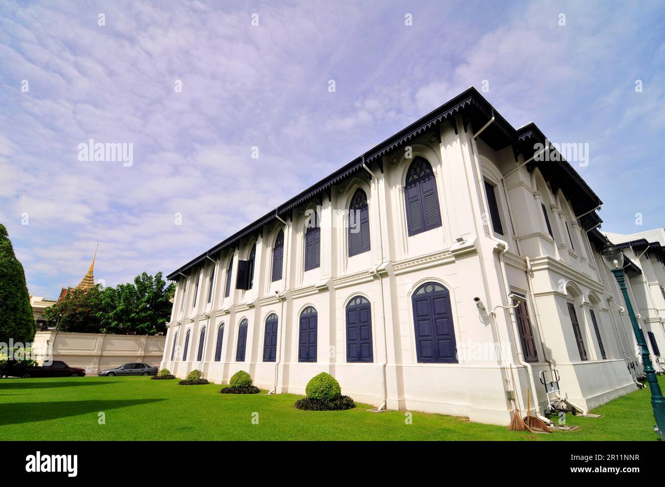 A beautiful European style building in the Royal Palace complex in ...