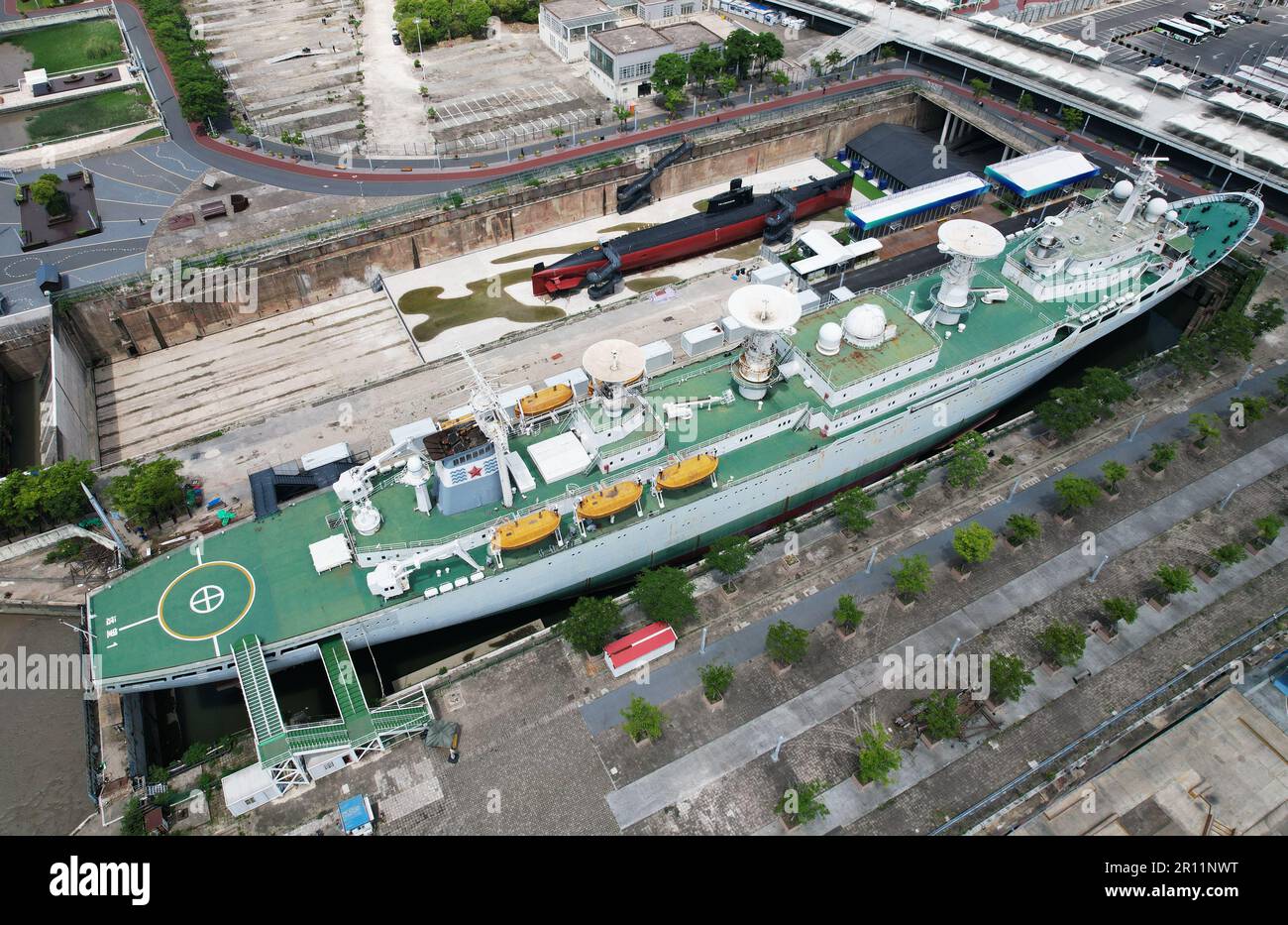 SHANGHAI, CHINA - MAY 10, 2023 - The Yuanwang-1 survey ship is seen in ...