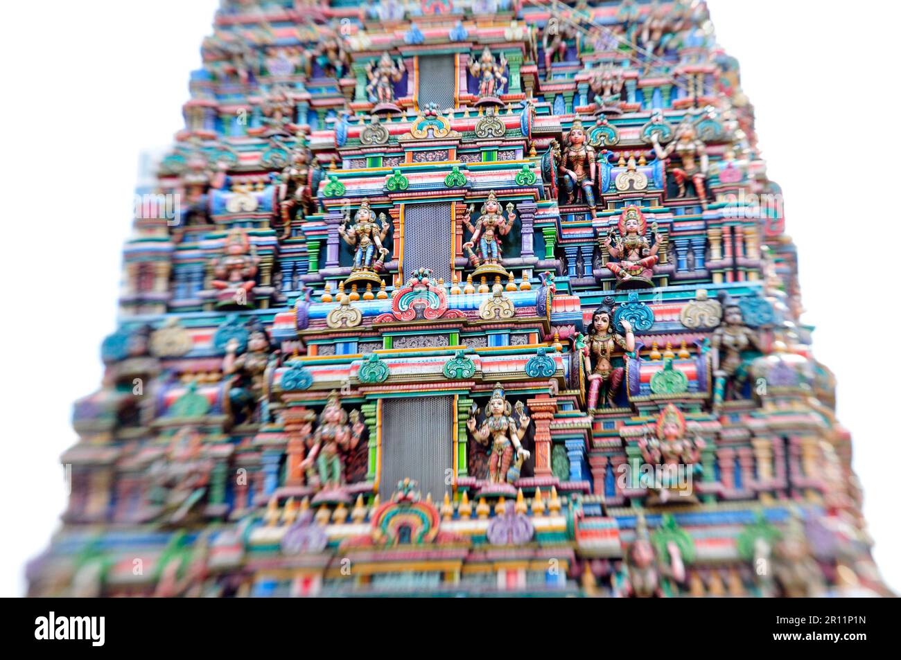 Sri Maha Mariamman Temple on Silom Road, Bangkok, Thailand Stock Photo ...