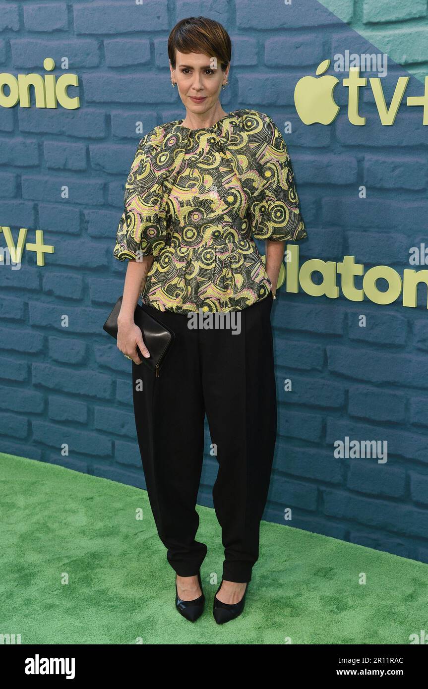 Sarah Paulson arrives at the premiere of "Platonic" on Wednesday, May ...