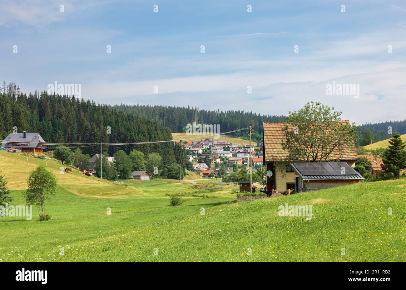 beautiful landscape in the southwest of Germany Stock Photo - Alamy