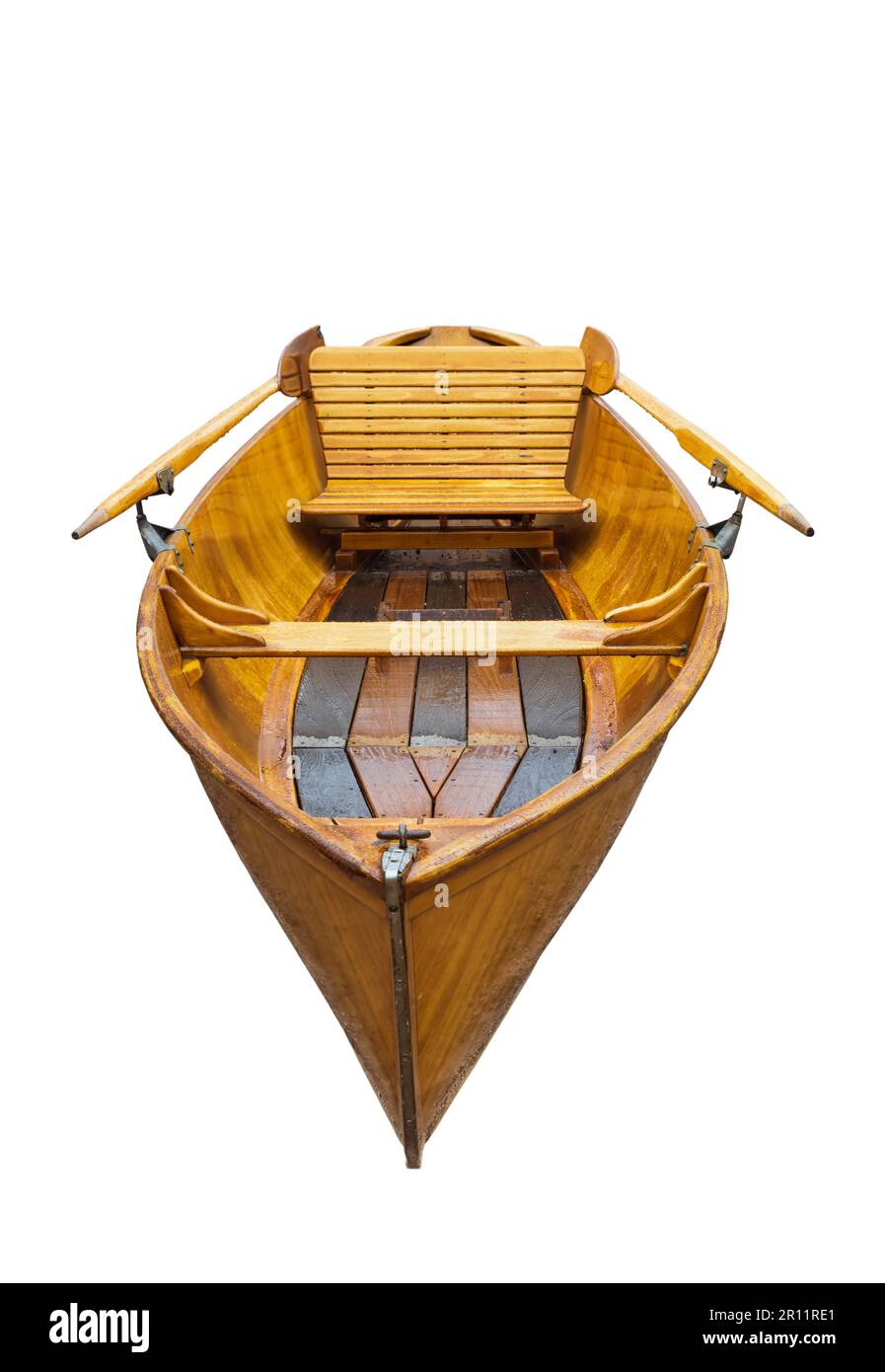 Vintage wooden rowing boat hi-res stock photography and images - Alamy