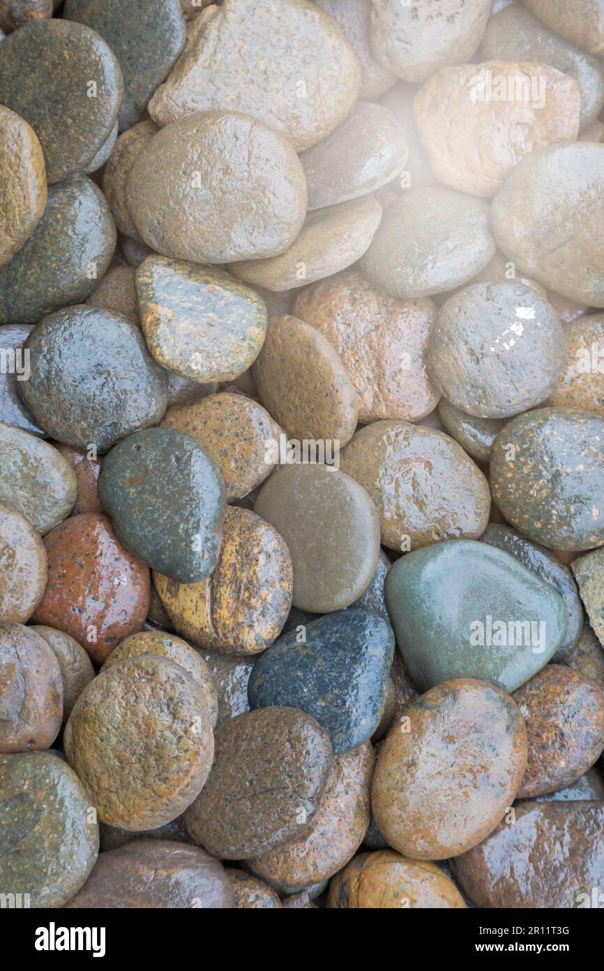 Wet rock river texture background Stock Photo - Alamy
