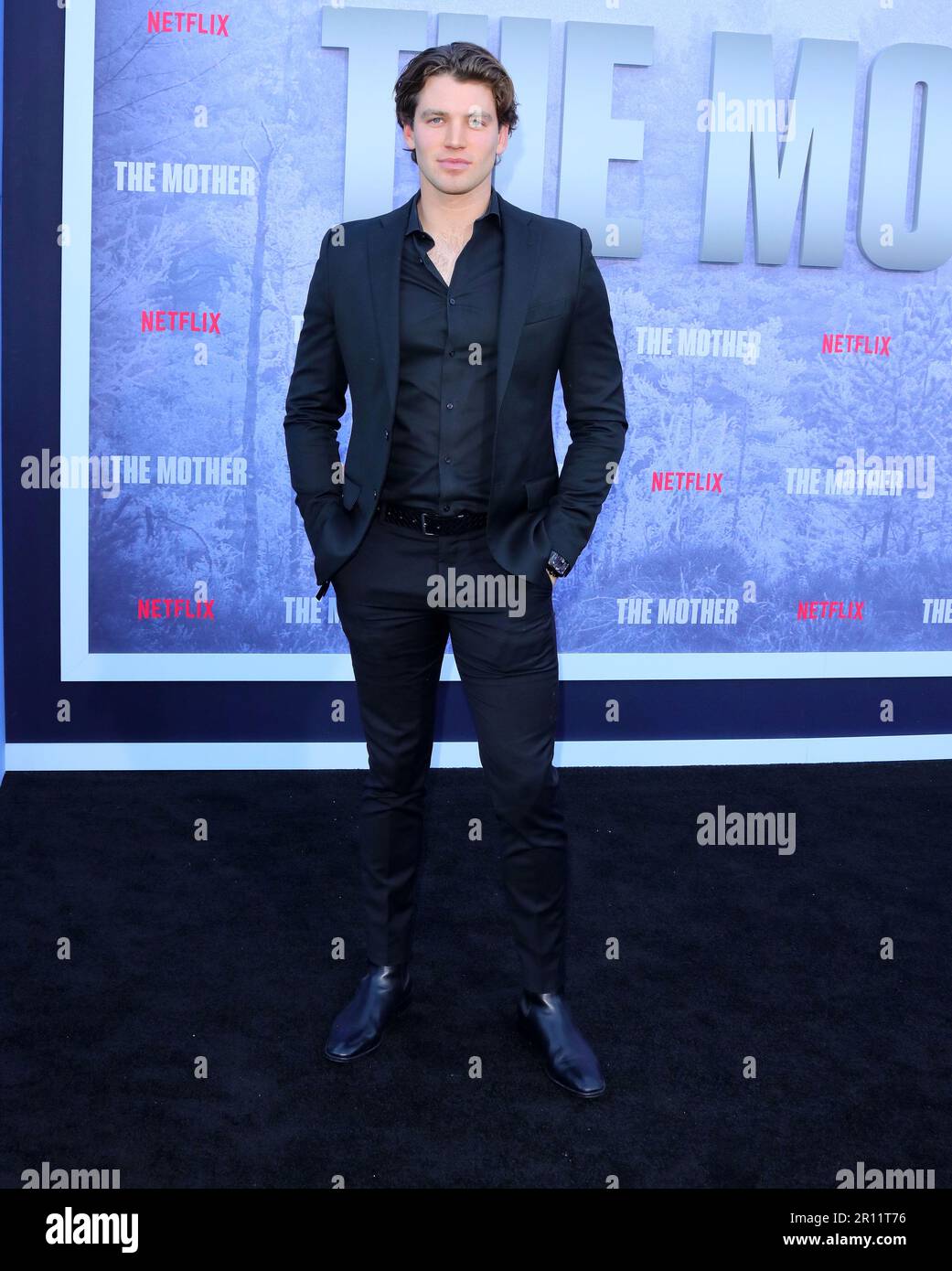 USA. 10th May, 2023. Noah Fearnley arrives at The Mother Premiere held ...