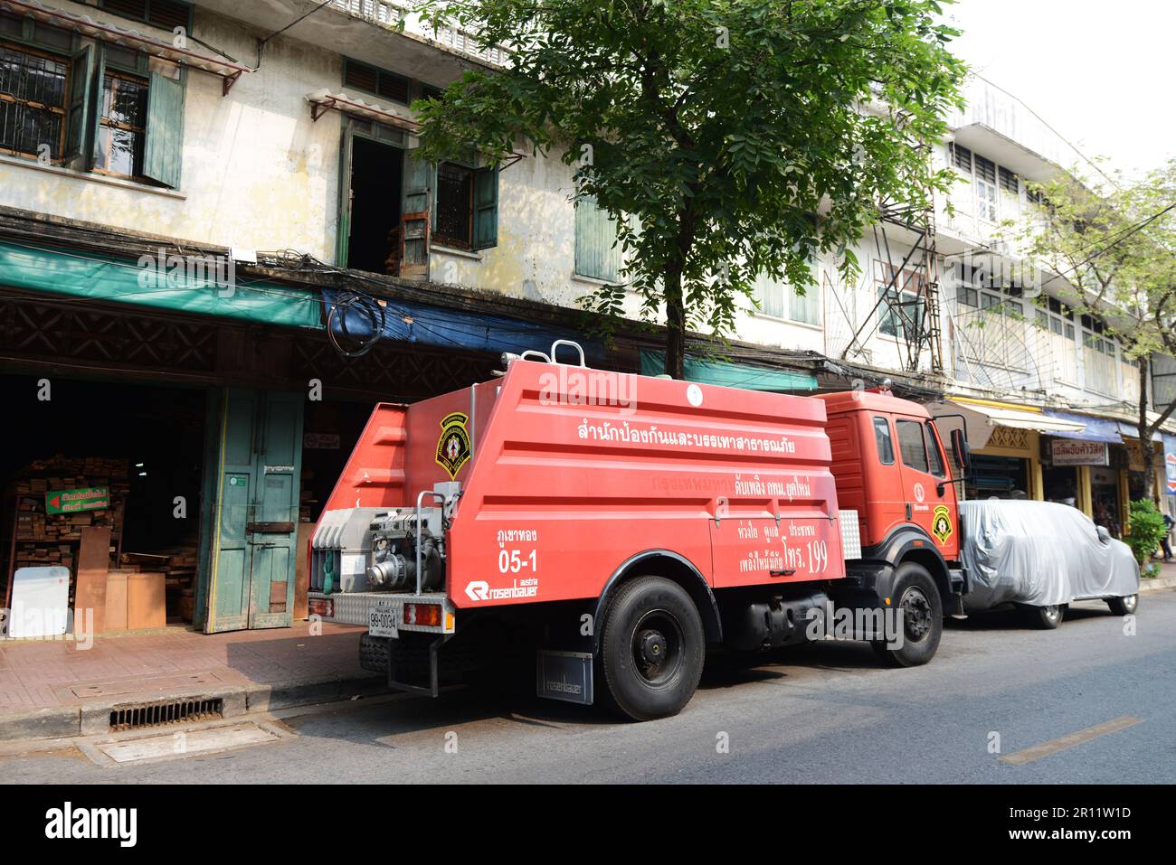 A Thai Fire truck. Bangkok, Thailand Stock Photo - Alamy
