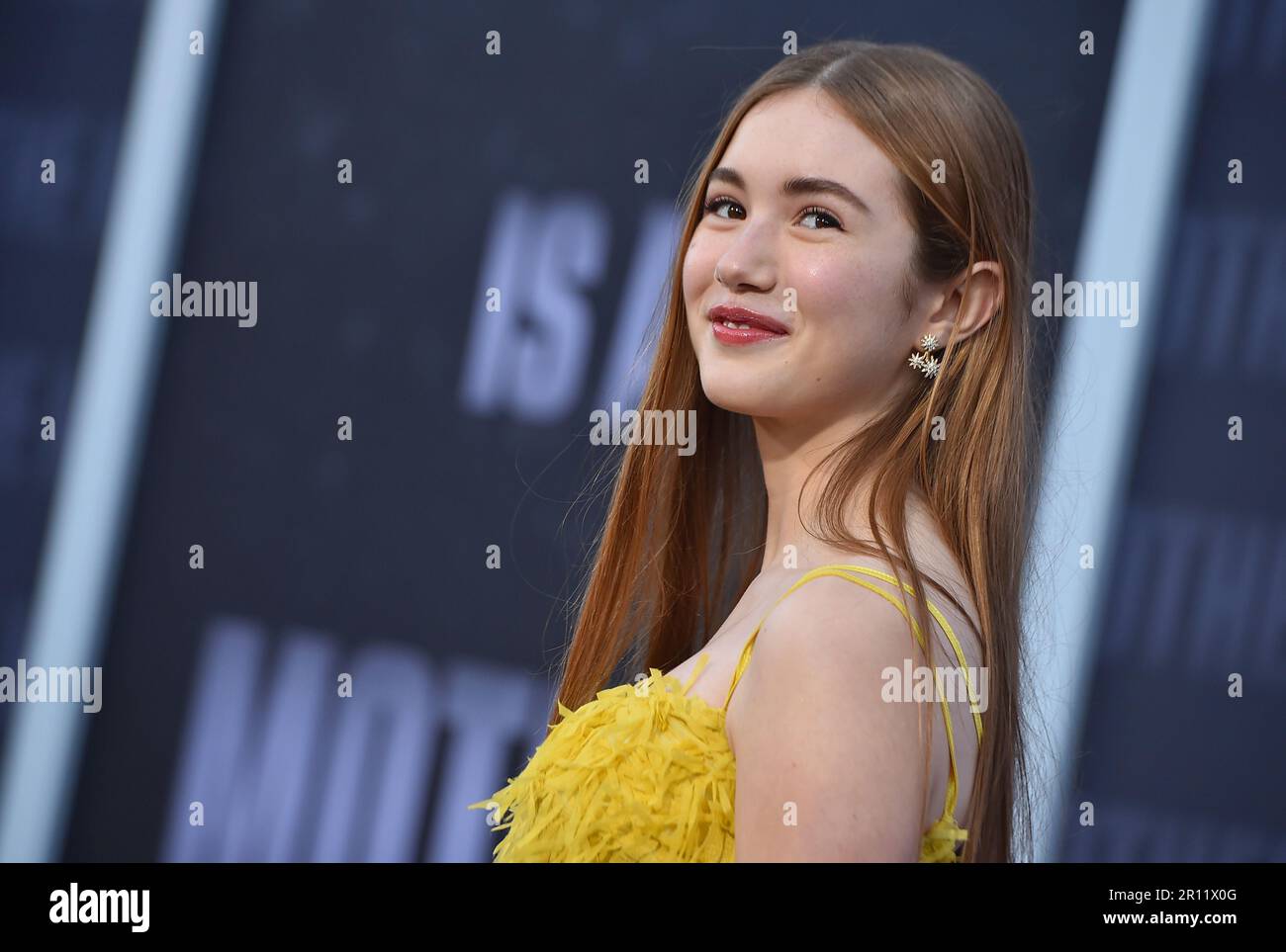 Lucy Paez arrives at the Los Angeles premiere of "The Mother ...