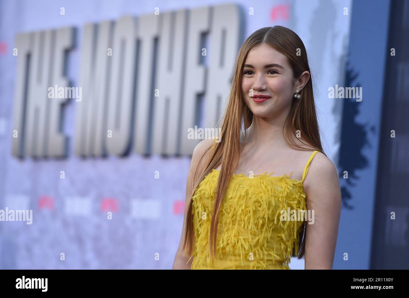 Lucy Paez arrives at the Los Angeles premiere of "The Mother ...