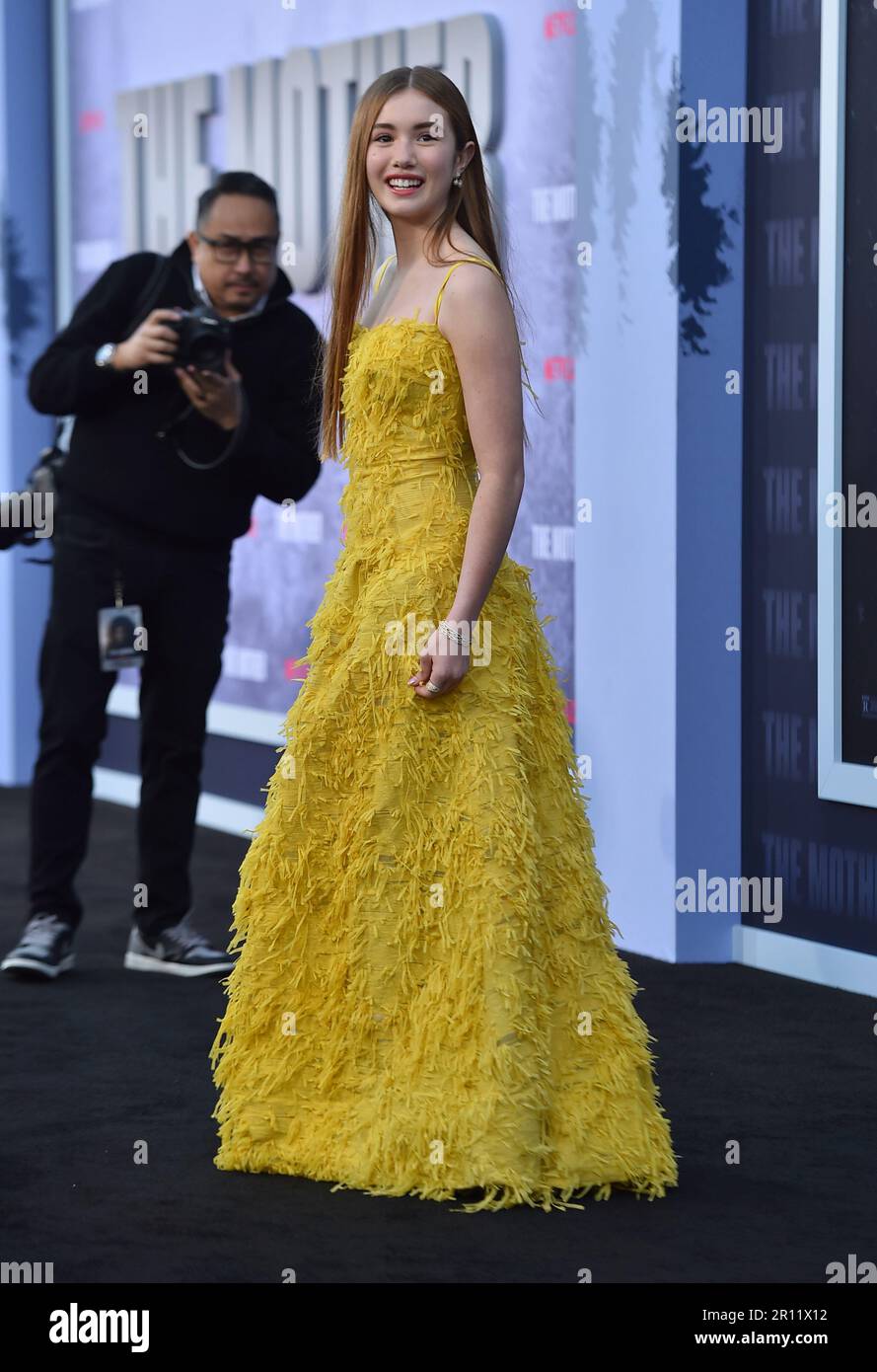 Lucy Paez arrives at the Los Angeles premiere of "The Mother ...
