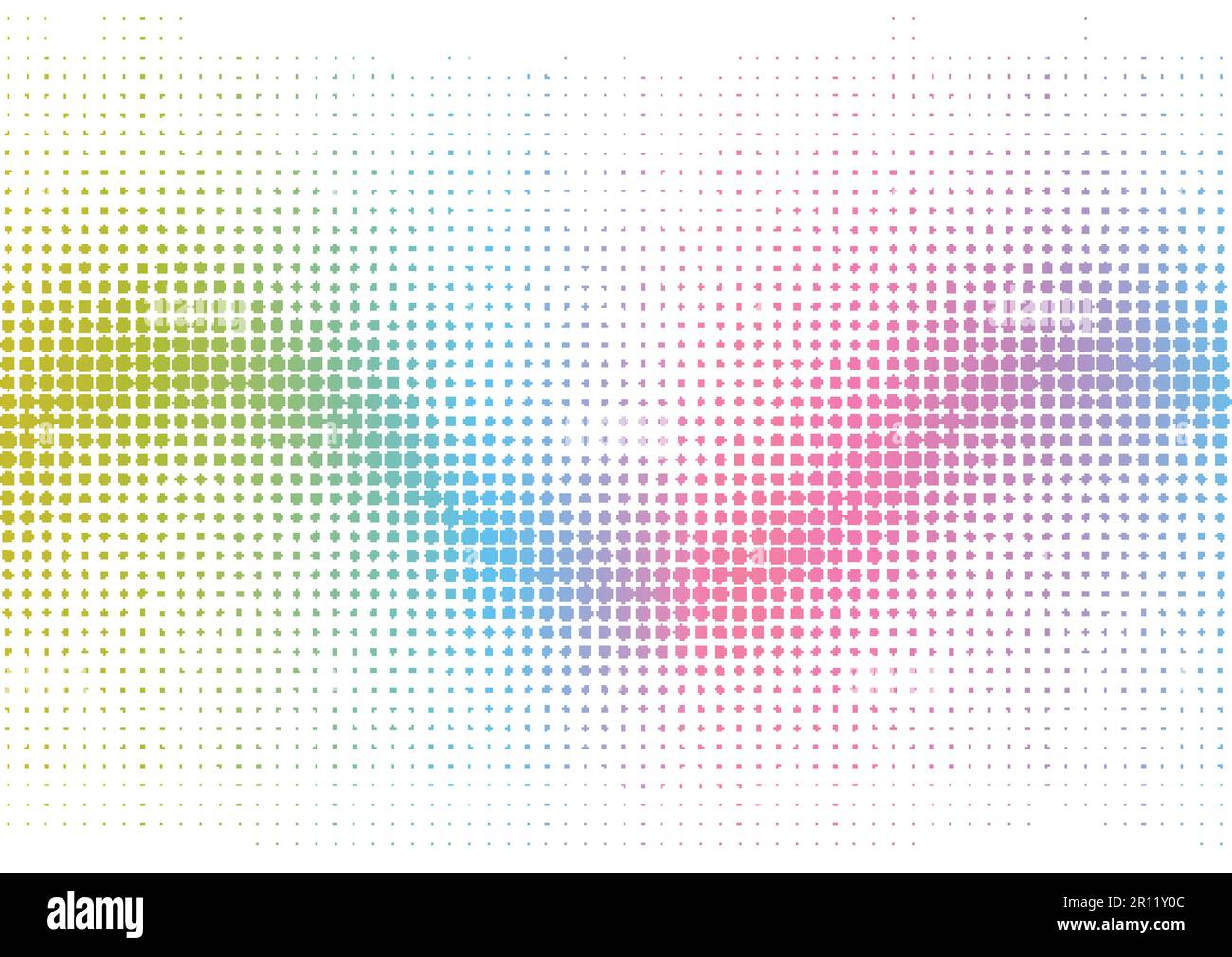 Abstract background with a rainbow halftone dots design Stock Vector Image & Art - Alamy