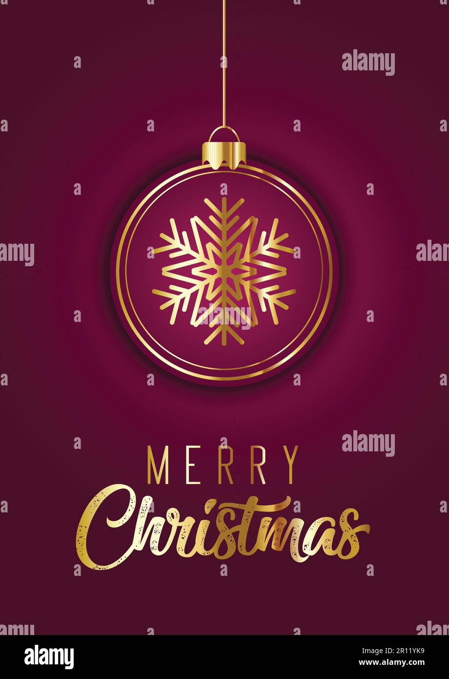 Christmas card elegant design Stock Vector Images - Alamy