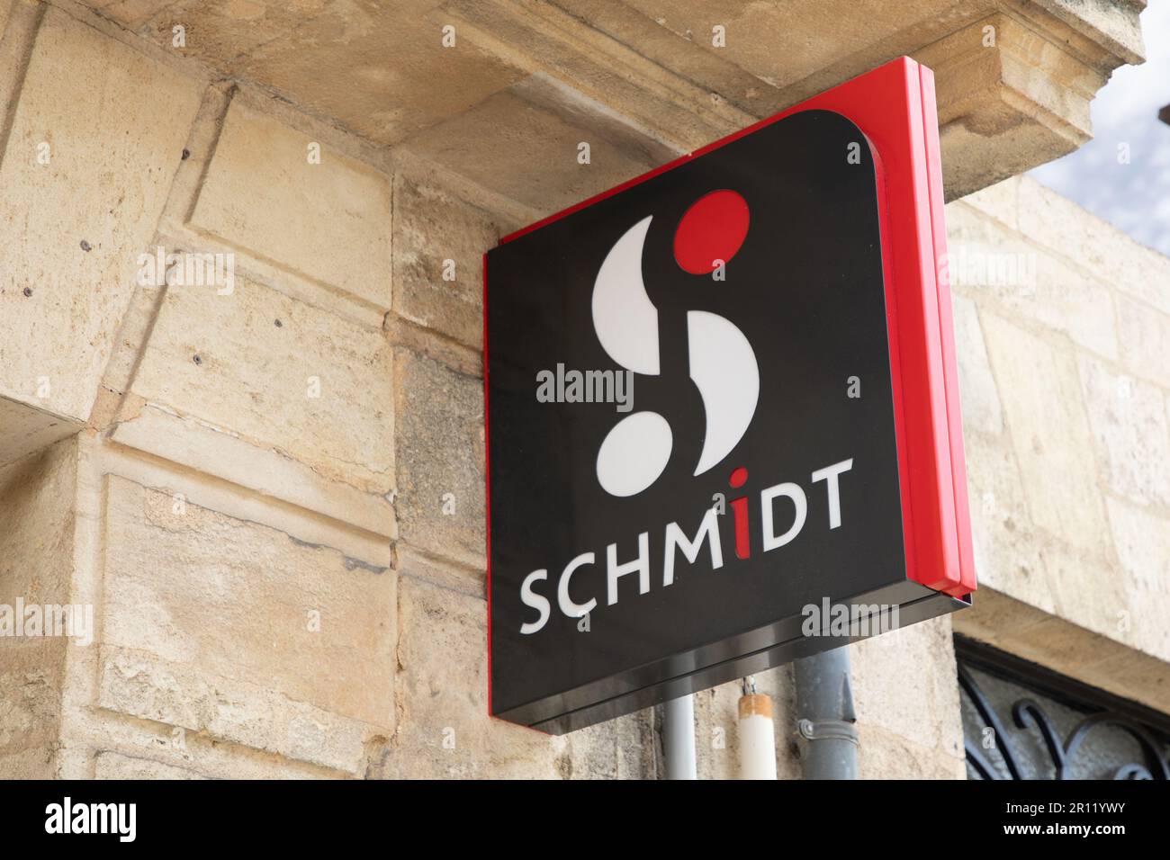 Bordeaux , Aquitaine France - 05 09 2023 : schmidt logo text and sign ...
