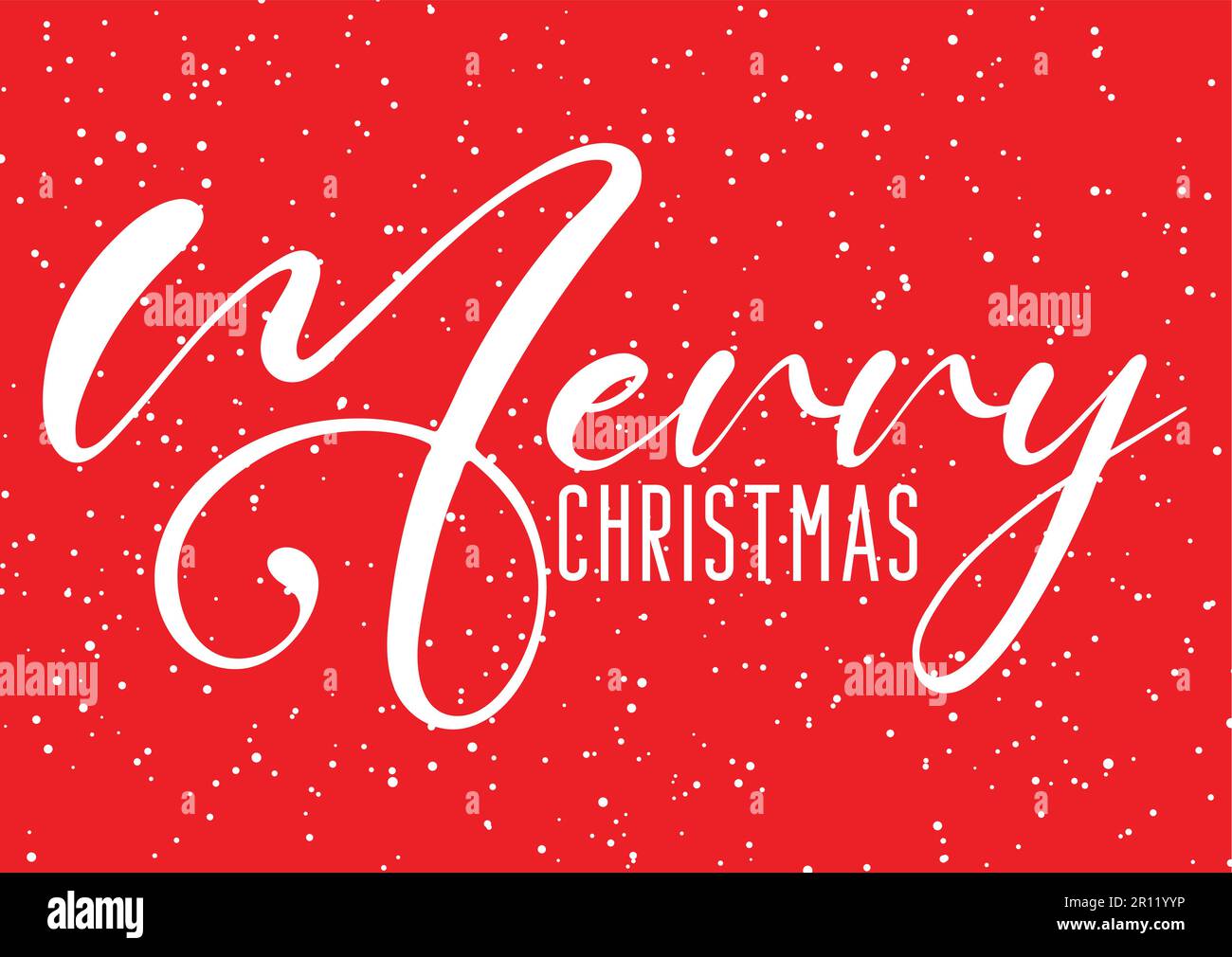 Snow text effect Stock Vector Images - Alamy