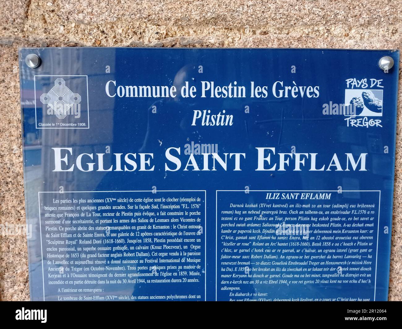 Eglise Saint Efflam, Plestin les Grèves, Cotes d'Armor, Bretagne ...