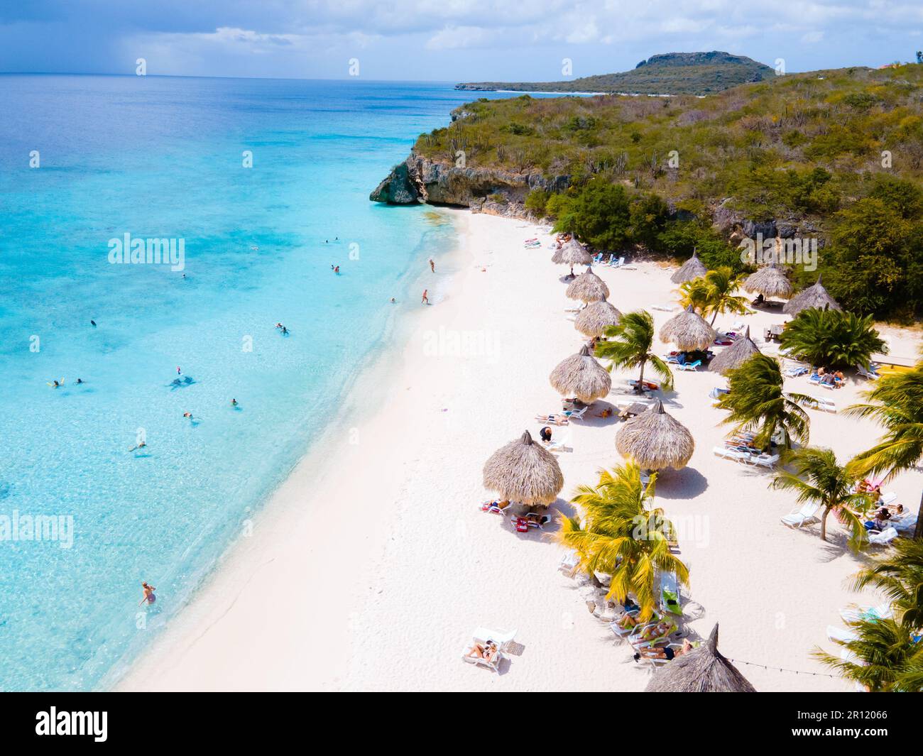 Cas Abao Beach Playa Cas Abao Caribbean island of Curacao, Playa Cas Abao in Curacao , white ...