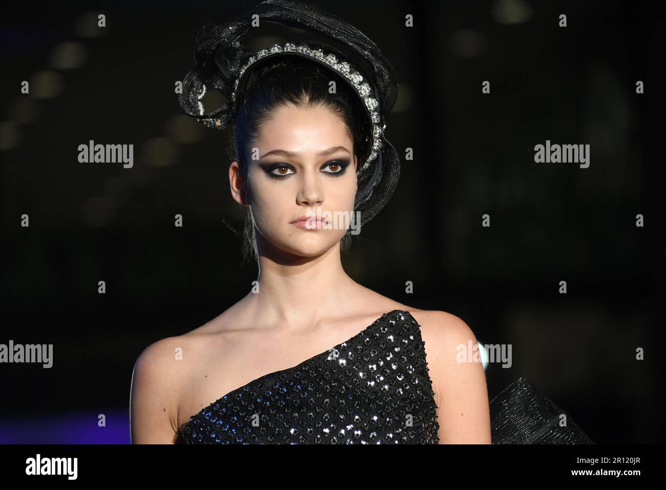 New York, USA. 10th May, 2023. Model walking on the runway at the ...
