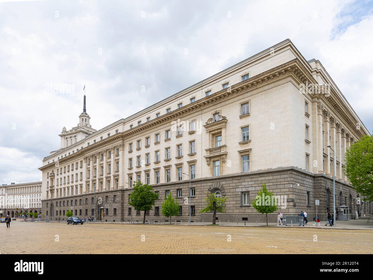 Sofia, Bulgaria. May 2023. exterior view of the national assembly ...
