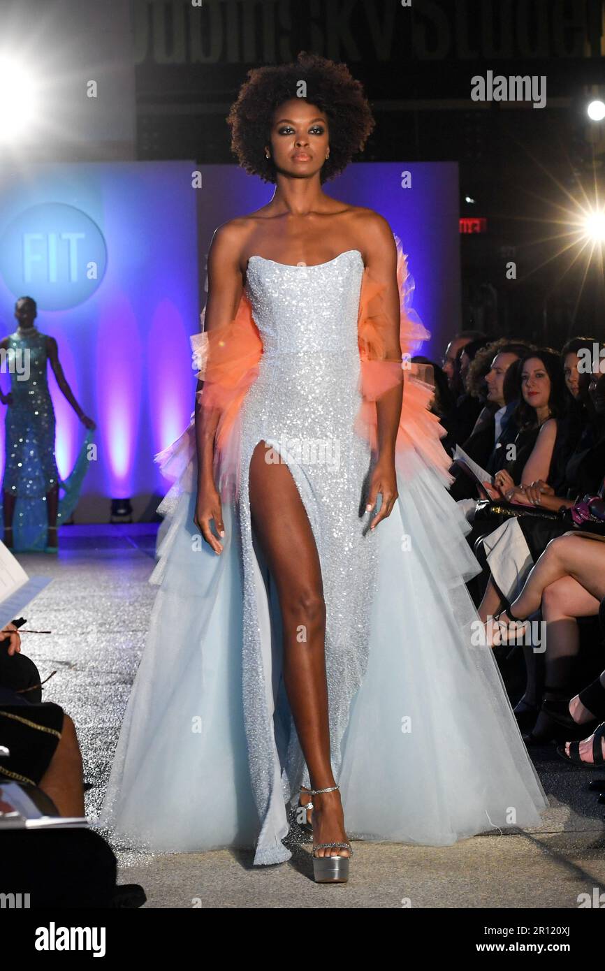 New York, USA. 10th May, 2023. Model walking on the runway at the ...