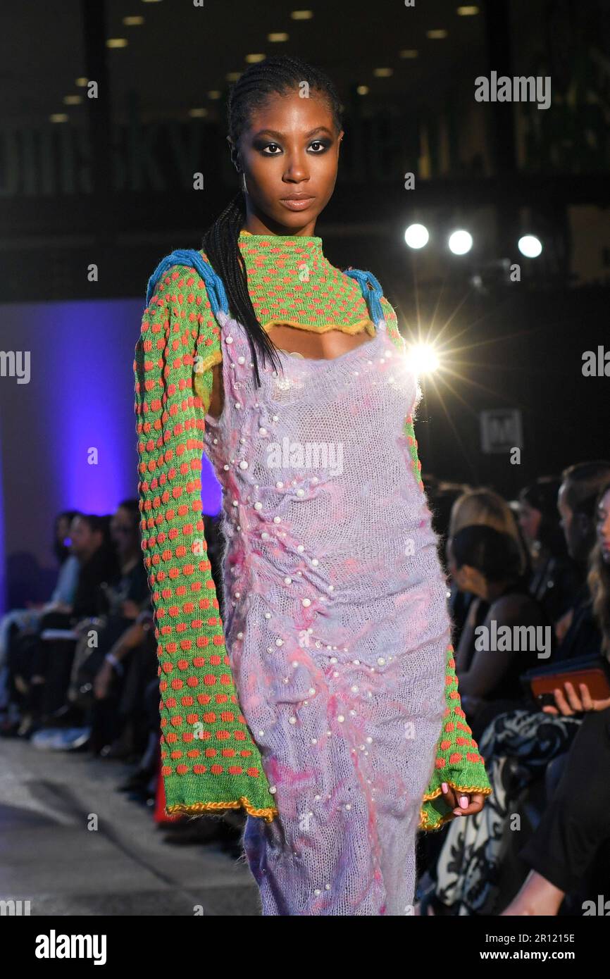 New York, USA. 10th May, 2023. Model walking on the runway at the ...