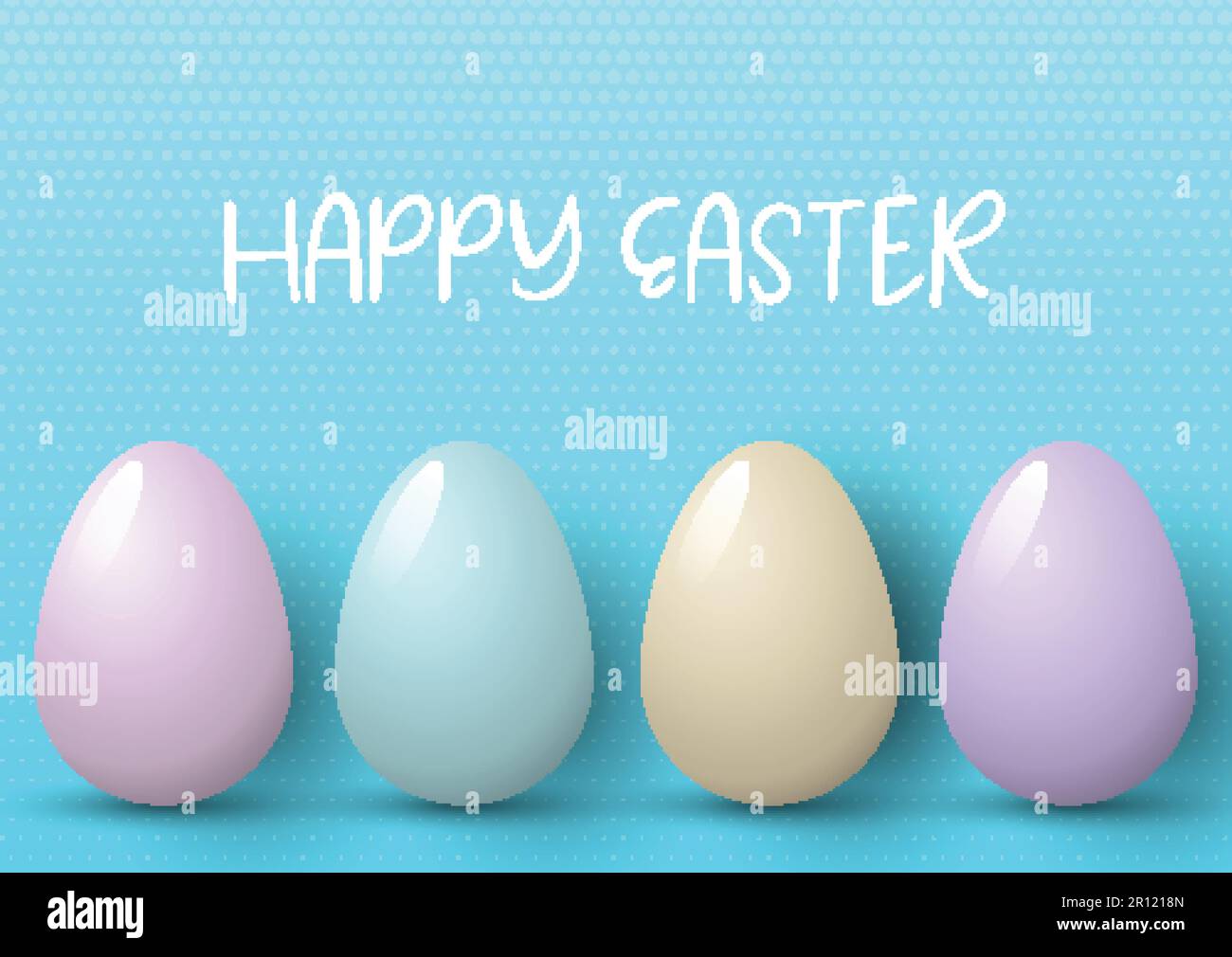 Easter background with patel coloured eggs Stock Vector Image & Art - Alamy