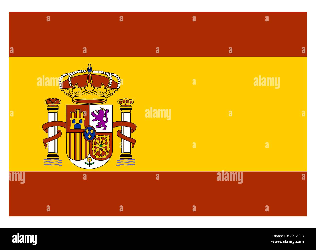 flag of Spain Stock Photo - Alamy