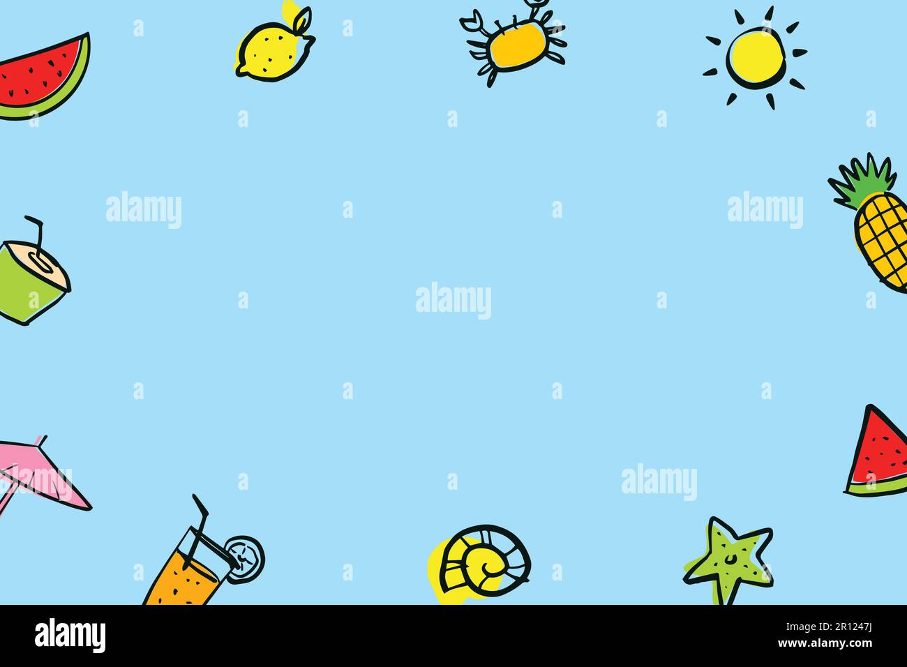 Floral layout copy space Stock Vector Images - Alamy