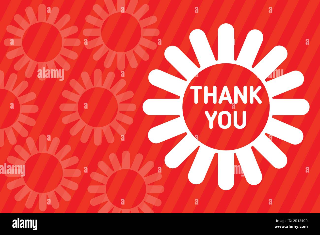 Thank You. Vector illustration Suitable for greeting card, poster and ...