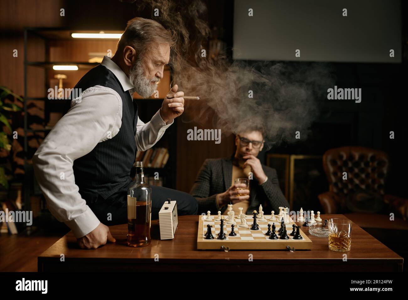 Cigar smoking competition hi-res stock photography and images - Alamy