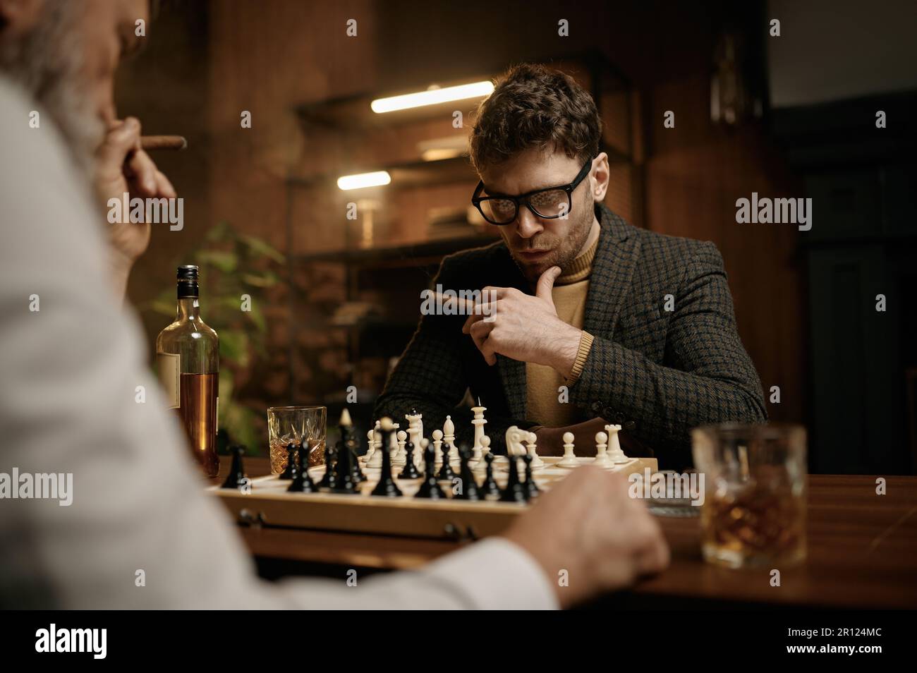 Father son drinking whiskey hi-res stock photography and images - Alamy