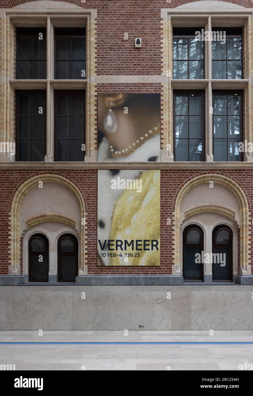 Amsterdam, Netherlands - April 21, 2023: The Rijksmuseum in Amsterdam ...