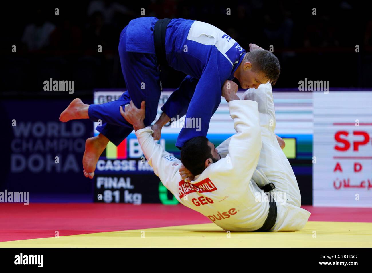 Doha, Qatar. 10/05/2023, Ali Bin Hamad Al Attiyah Arena, Doha, Qatar. 10th May, 2023. (Top ...