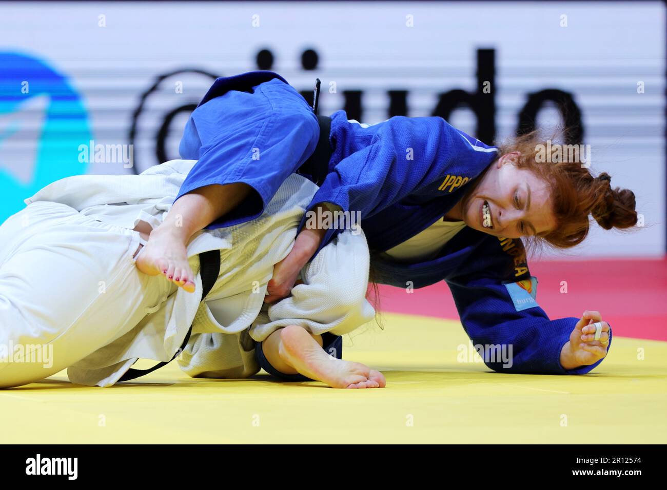 Doha, Qatar. 10/05/2023, (Top-Bottom) Lubjana Piovesana (AUT), Szofi Ozbas (HUN), MAY 10, 2023 ...