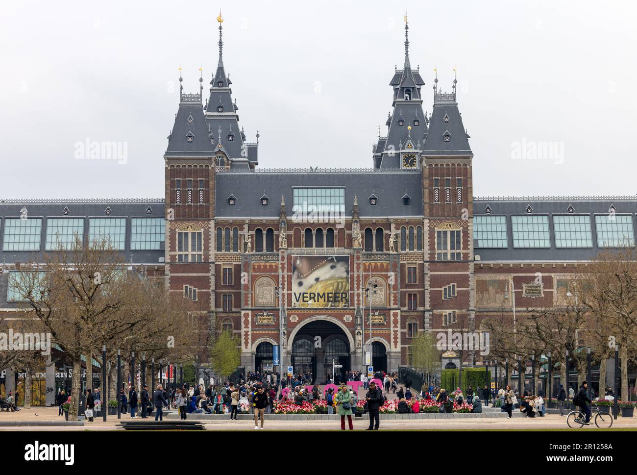 Amsterdam, Netherlands - April 21, 2023: The Rijksmuseum in Amsterdam ...