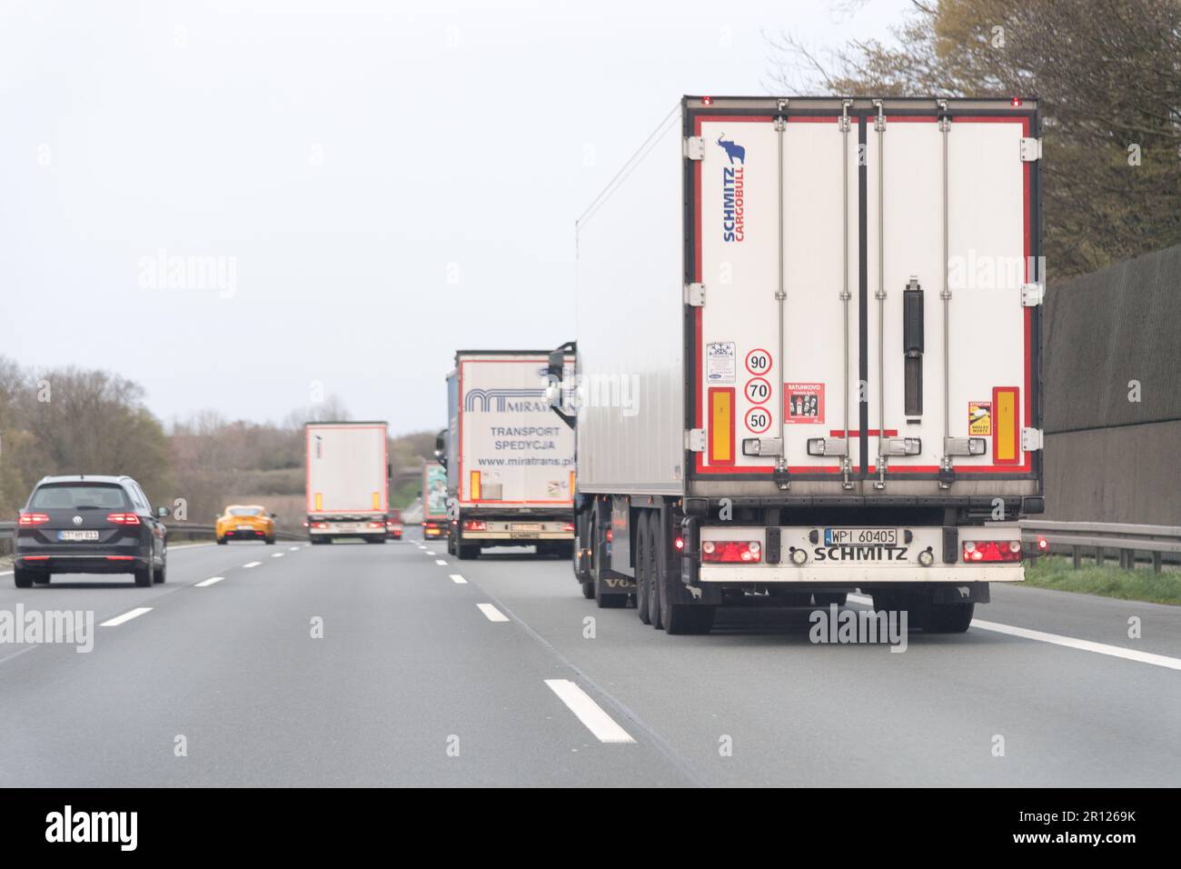 Bundesautobahn 2, Germany © Wojciech Strozyk / Alamy Stock Photo Stock ...