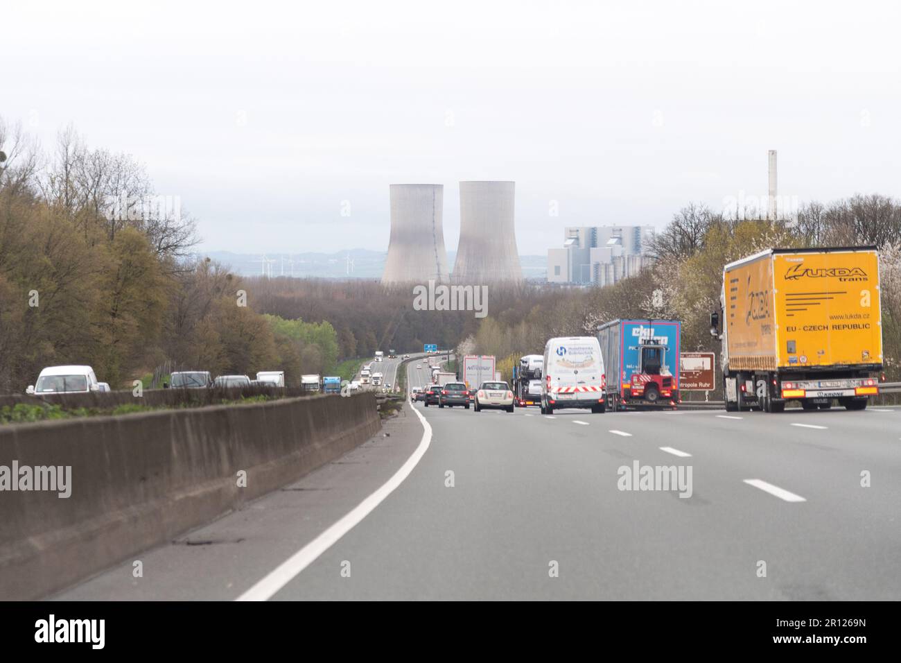 Decommissioned coal-fired Westphalia power plant of RWE Generation SE ...