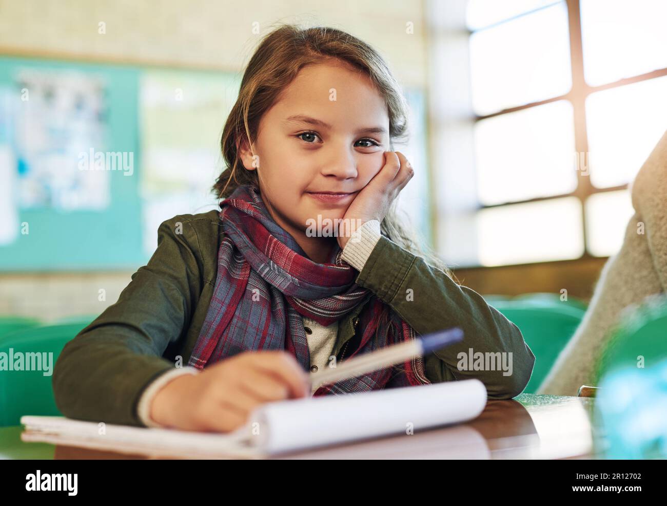 Education helps you write your own name in history. Portrait of an ...